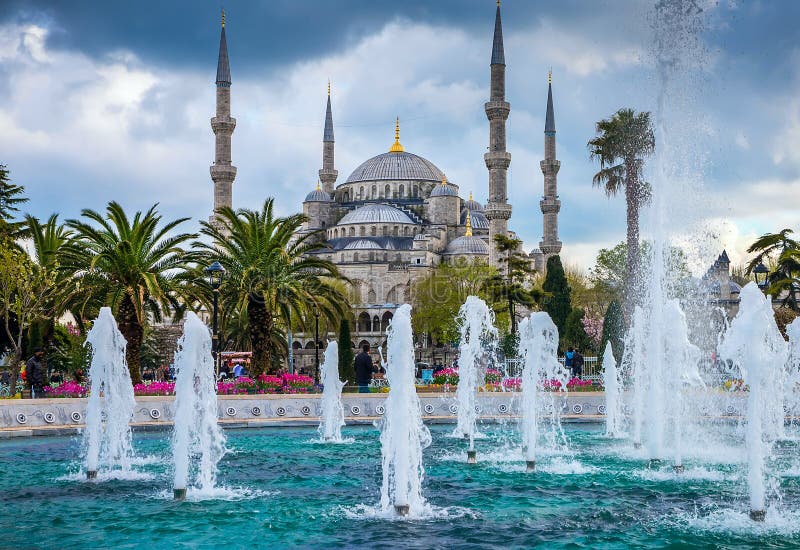 Estambul La Capital De Turquía Imagen de archivo - Imagen de sunset ...