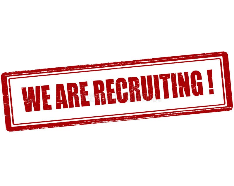 Estamos reclutando stock de ilustración. Ilustración de concepto - 92113389