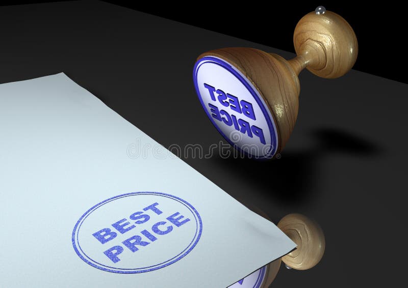 Estampille : LE MEILLEUR PRIX Illustration Stock - Illustration du ...