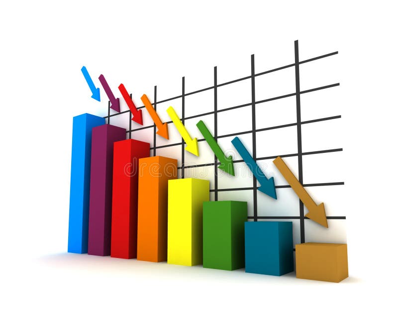 Estatísticas 3d ilustração stock. Ilustração de ganho - 6738148
