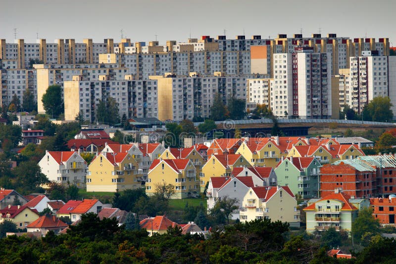 Estate stock image. Image of slovakia, villas, nitra - 12684489