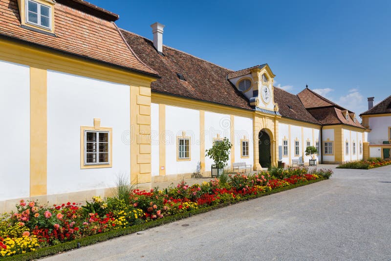 Estate Farm at Castle Schloss Hof, Austria Stock Photo - Image of ...