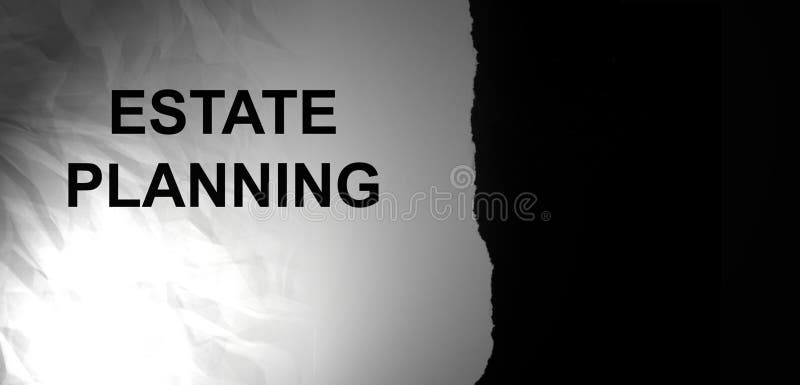 Estate Planning on Paper. Real Estate Business Concept Stock Photo ...