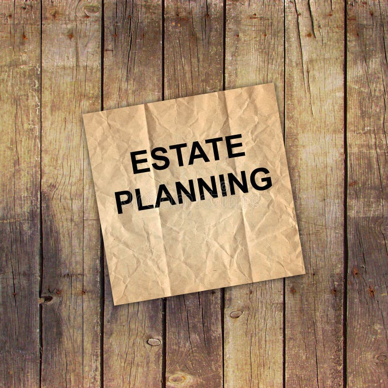 Estate Planning on Paper. Real Estate Business Concept Stock Photo ...