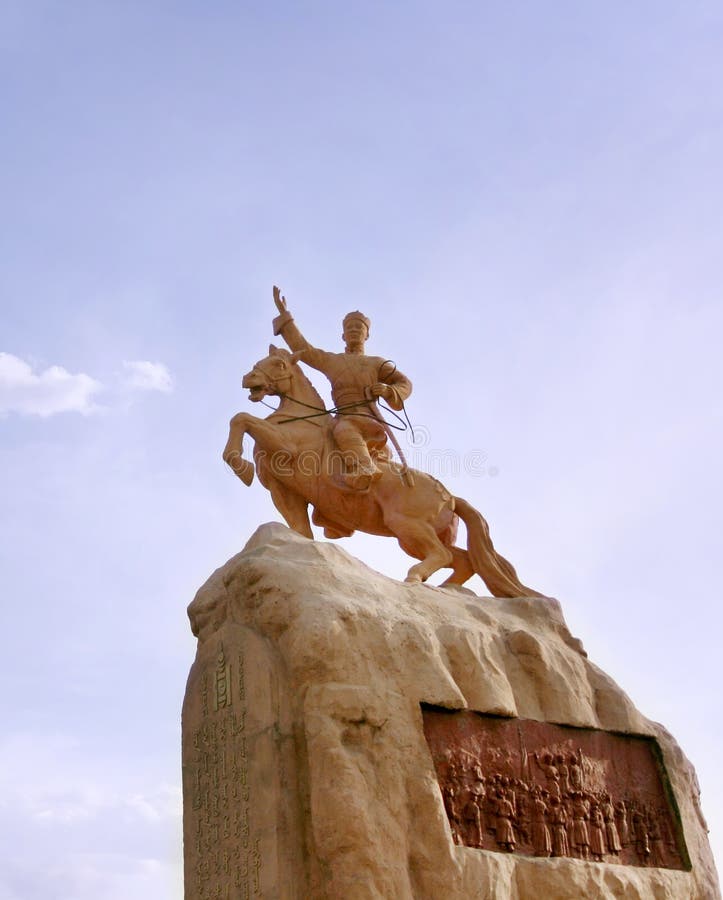 Estatua De Damdin Sukhbaatar Foto de archivo - Imagen de orgullo ...