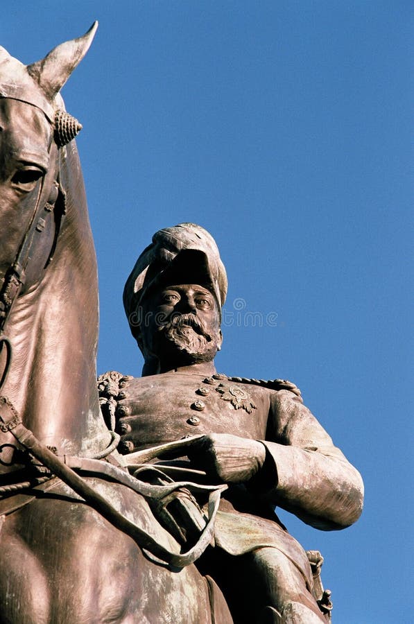 Estatua de rey Edward VII imagen de archivo. Imagen de erguido - 3580333