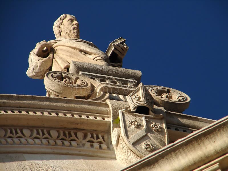 Estatua de San Jaime imagen de archivo. Imagen de antiguo - 4444071