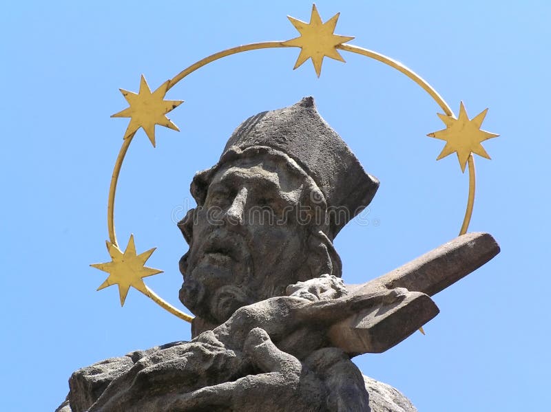 Estatua de un santo foto de archivo. Imagen de checo, persona - 3198938