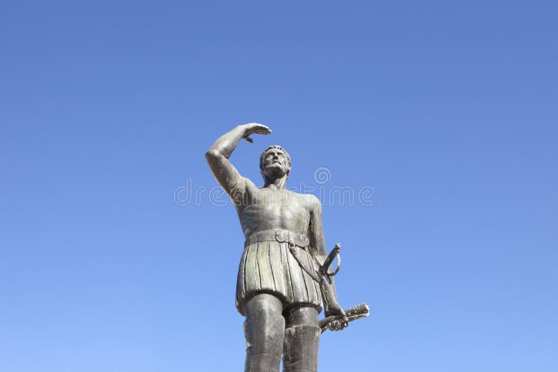 Estatua De Vasco Nunez De Balboa Imagen de archivo - Imagen de océano ...