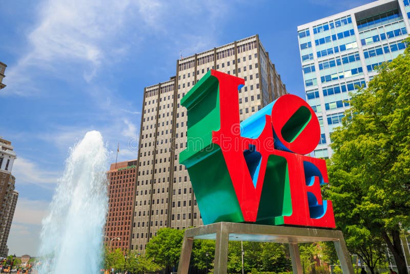 Estatua Del Amor En Philadelphia Imagen editorial - Imagen de unido ...