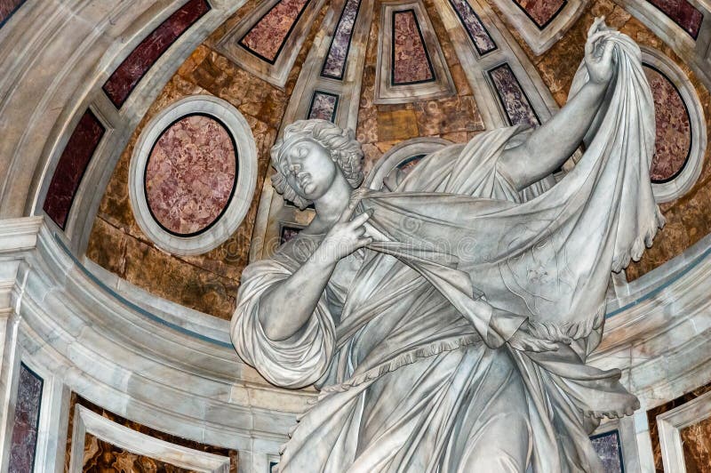 St Veronica Statue, St Peter Basilica, El Vaticano, Roma, Italia Imagen ...