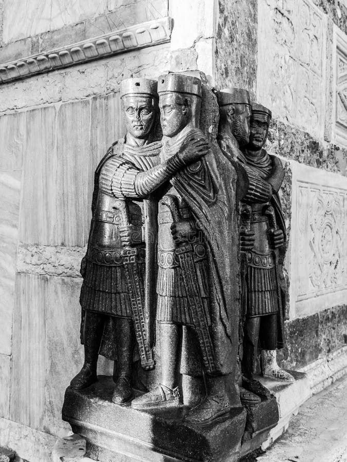 Estatuas de la tetrarca imagen de archivo. Imagen de venecia - 51025537