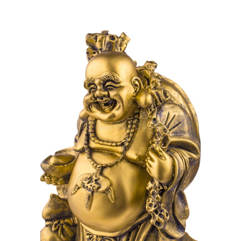 Imagen Del Hotei Alegre De La Estatuilla. Dios Chino Sonriente De Buda ...