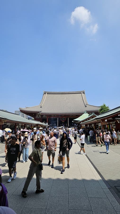 Este Es El Templo De Asakusa Foto de archivo editorial - Imagen de ...