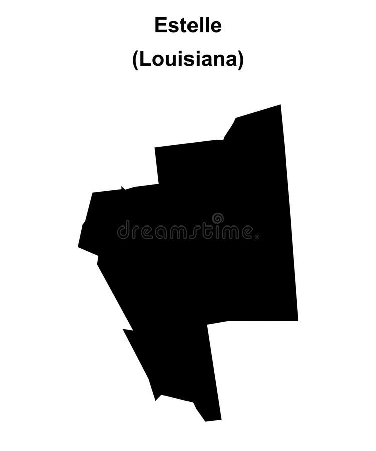 Estelle outline map stock vector. Illustration of estelle - 357331433