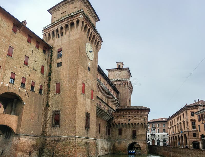 Estense Castle in Ferrara, Italy Editorial Photography - Image of italy ...