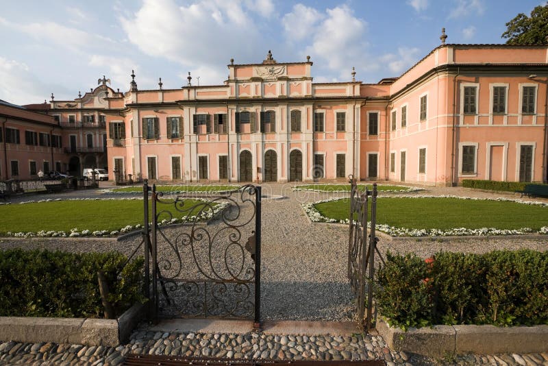 Estense palace in varese stock image. Image of antique - 19645317