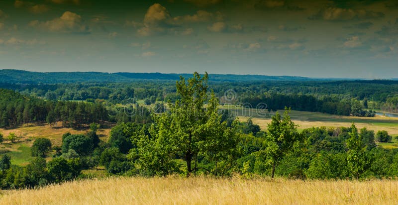 Paisaje de la estepa imagen de archivo. Imagen de prado - 3466315