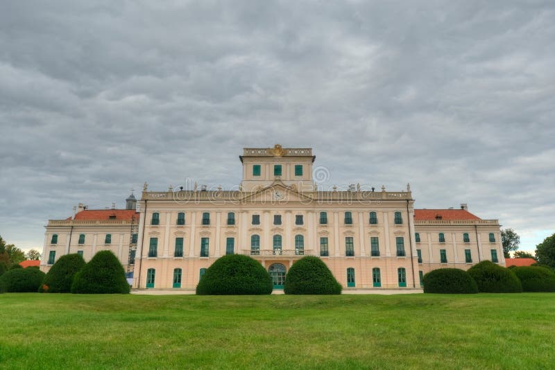 The Esterhazy Castle in Fertod, Hungary Stock Image - Image of panorama ...