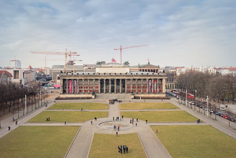 Esterno Magnifico Del Museo Di Altes Fotografia Editoriale - Immagine ...
