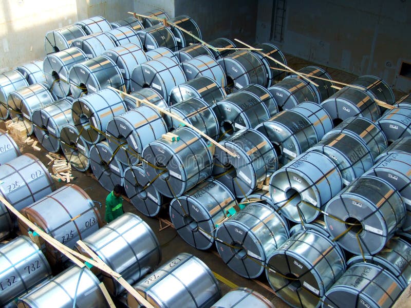 Estiba en buque foto de archivo editorial. Imagen de costumbres - 85836883