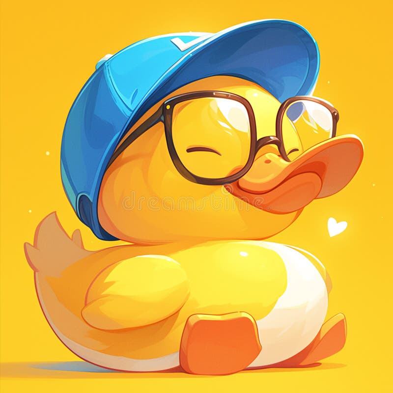 Estilo De Caricatura De Ingeniero De Software De Patos Inteligentes ...