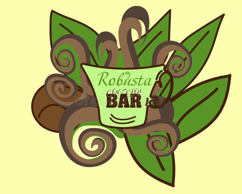 Estilo del dibujo dudling ilustración del vector. Ilustración de hojas ...