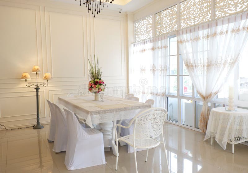 Estilo Interior Colonial Blanco Imagen de archivo - Imagen de textura ...