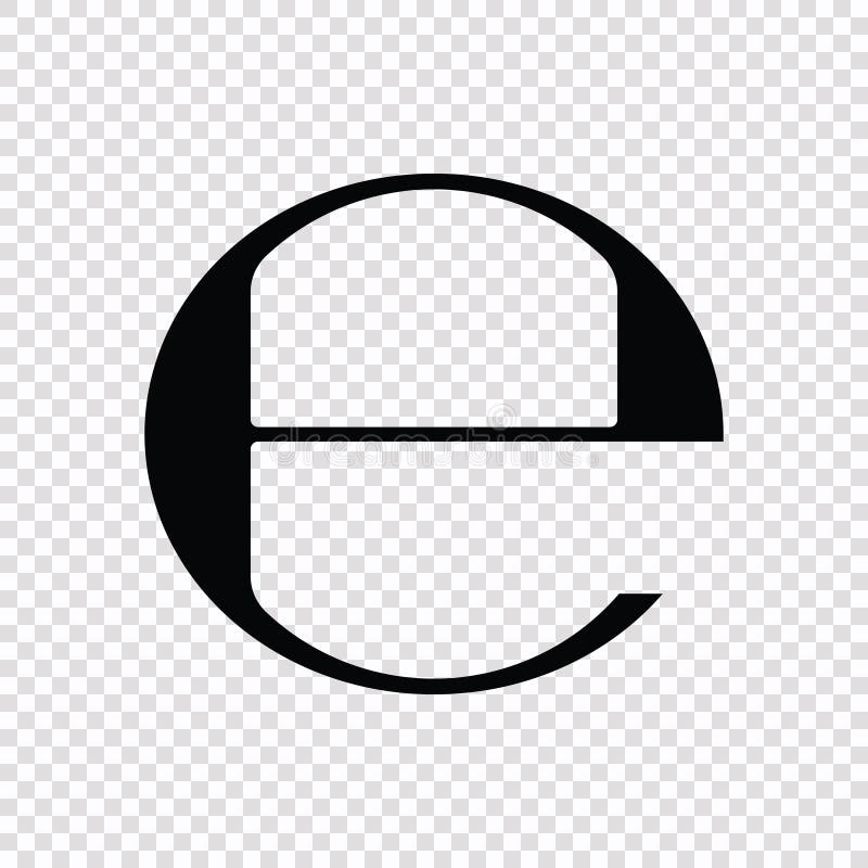 Estimated, E Mark Symbol Template for Your Design Stock Vector ...