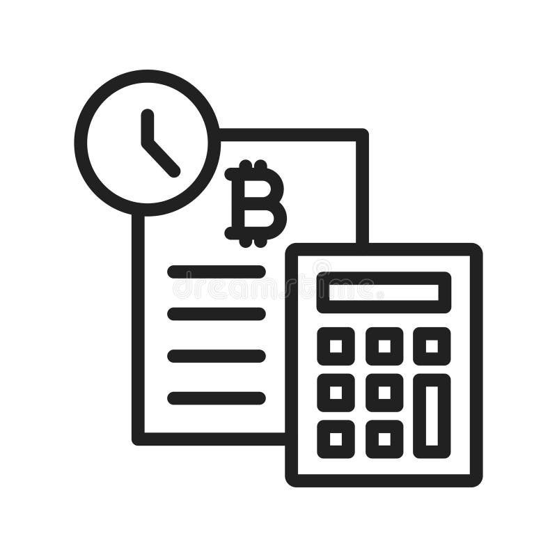 Estimation Icon Vector Image. Stock Vector - Illustration of time ...