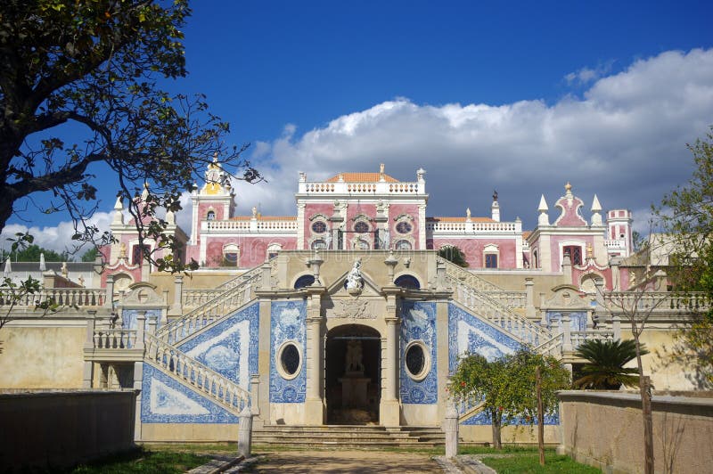Estoi stock image. Image of faro, vintage, tiles, algarve - 69920261