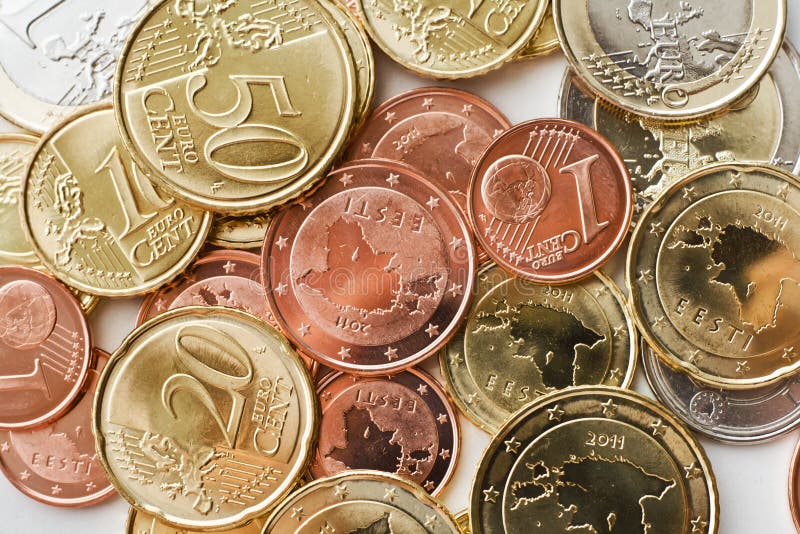 All euro coins stock image. Image of coins, income, finances - 18558225
