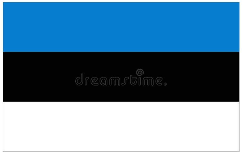Estonia flag stock vector. Illustration of banner, europe - 88093634
