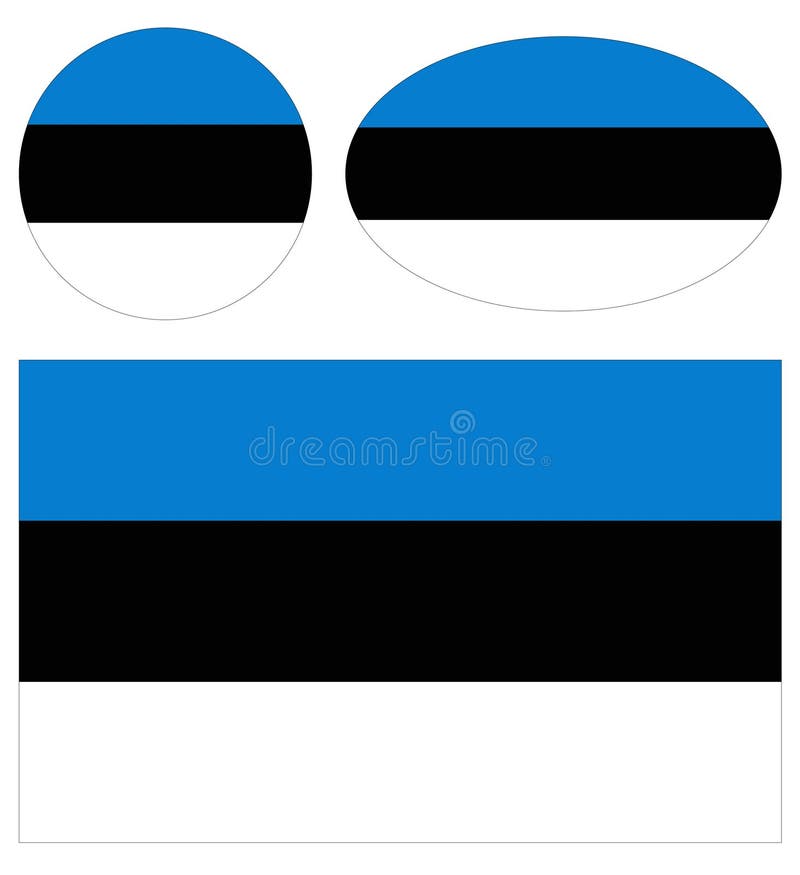 Estonia flags stock vector. Illustration of file, country - 88843755