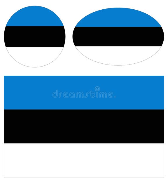 Estonia flags stock vector. Illustration of file, country - 88843755