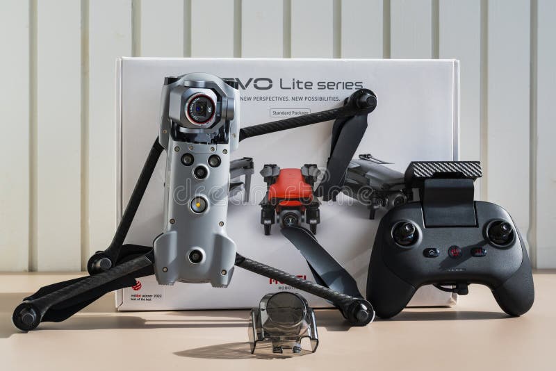 Estonia, May 5, 2025: the Autel EVO Lite+ Drone with Its Controller and Packaging is Ready for ...