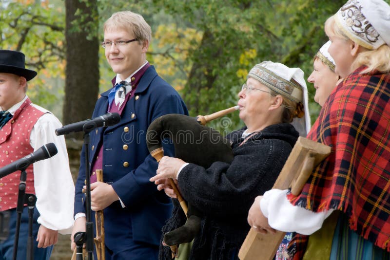 Estonian folk editorial image. Image of tradition, entertainment - 16387415