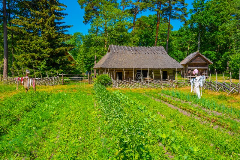 Estonian Open Air Museum in Tallin Stock Photo - Image of landmark ...