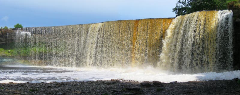 JÃ¤gala Falls stock image. Image of ecology, estonian - 2260017