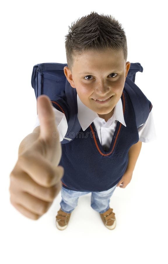 Estoy listo a la escuela foto de archivo. Imagen de sonriente - 2952466