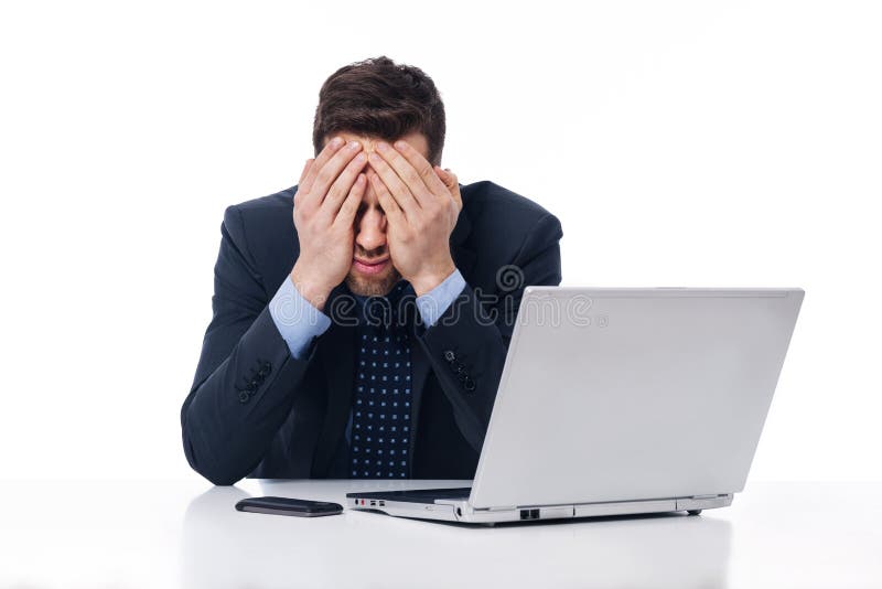 ¡Estoy tan cansado! foto de archivo. Imagen de empresario - 30600188