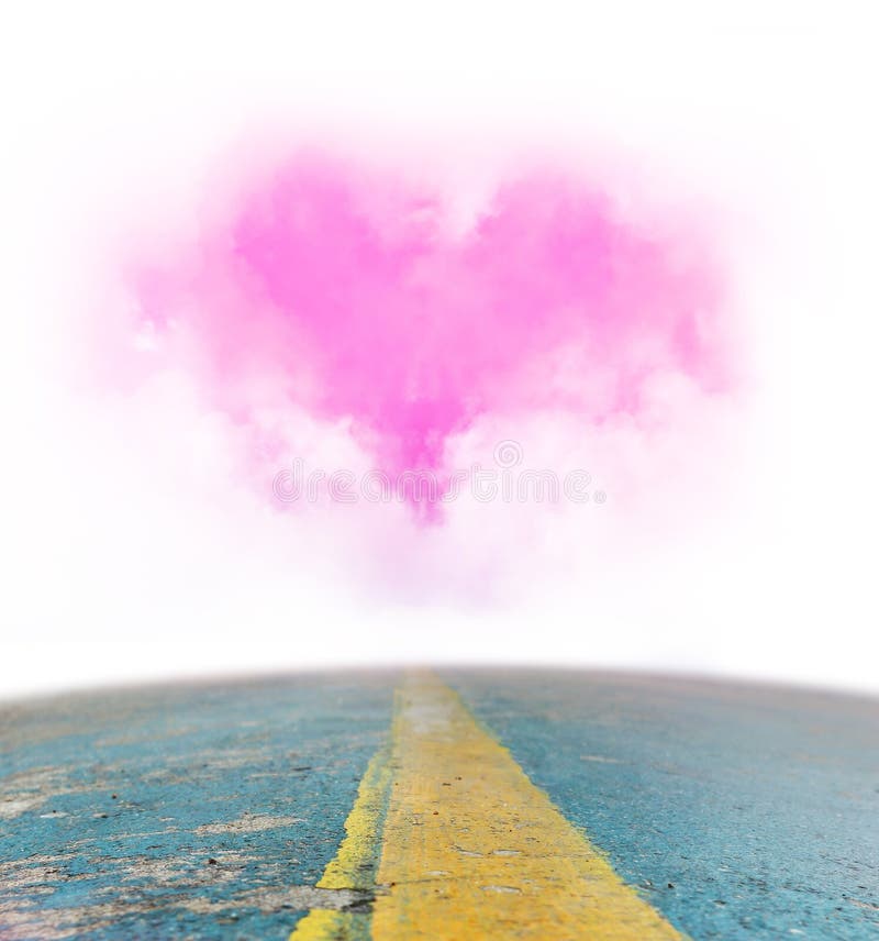 Estrada Em Uma Forma De Um Coração, Maribor Foto de Stock - Imagem de ...