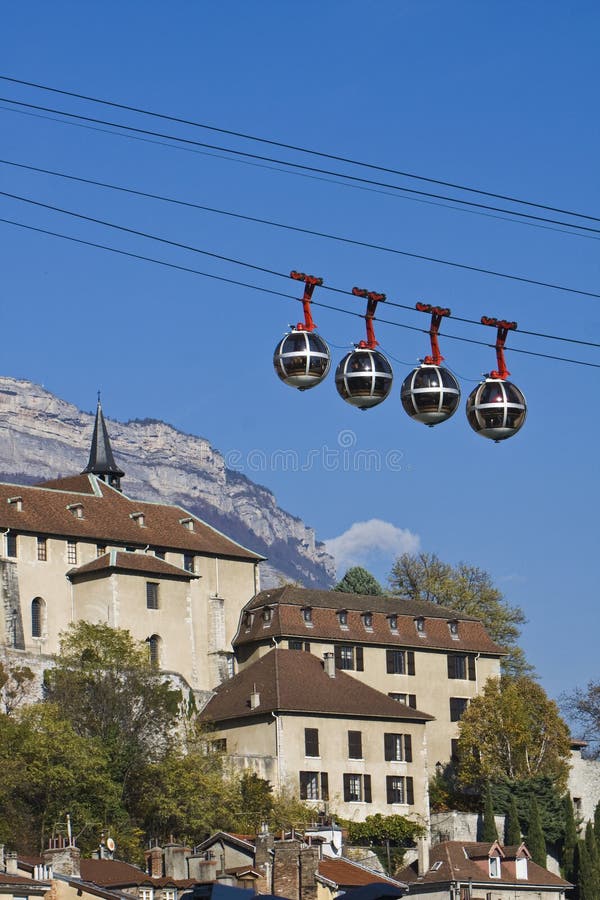 Estrada De Ferro Funicular De Grenoble Imagem de Stock - Imagem de ...