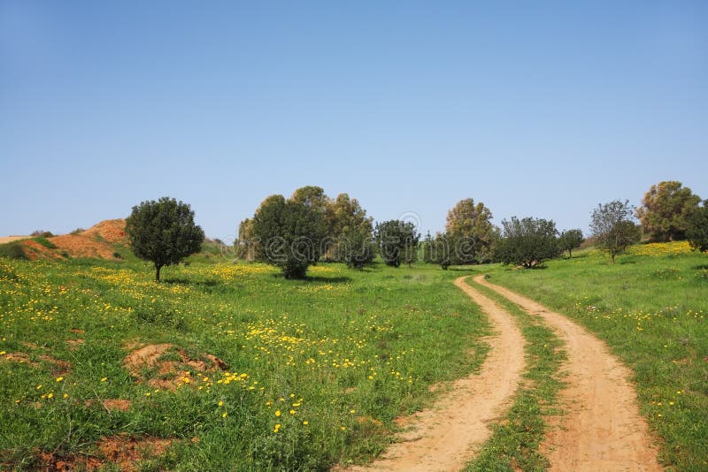 A estrada de terra rural imagem de stock. Imagem de nave - 16013193