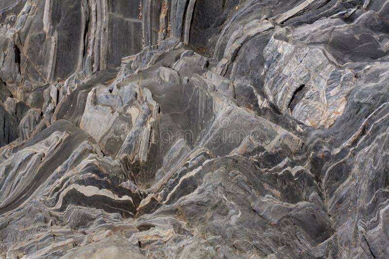 Ardesia O Strati Della Roccia Scistosa Fotografia Stock - Immagine di ...