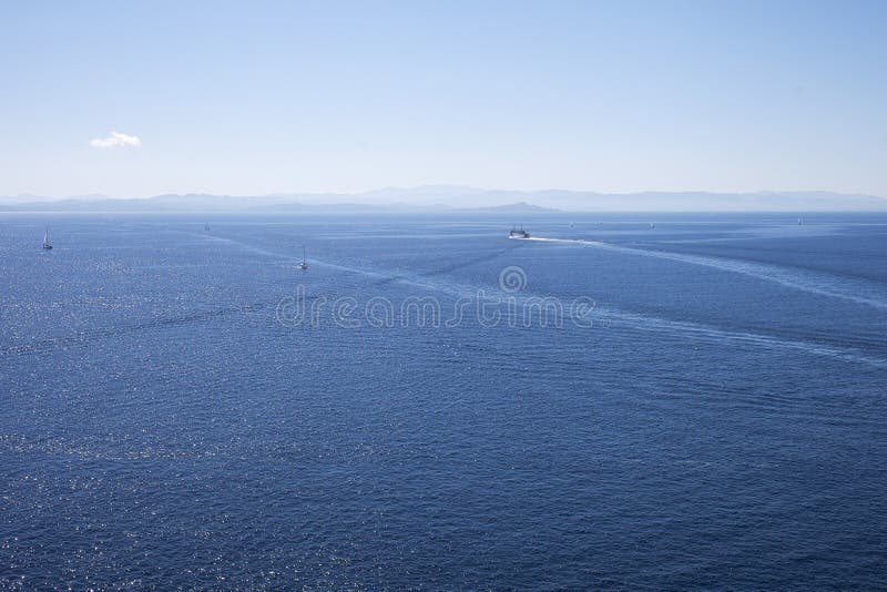 Estrecho De Bonifacio En Mapa Foto de archivo - Imagen de territorio ...
