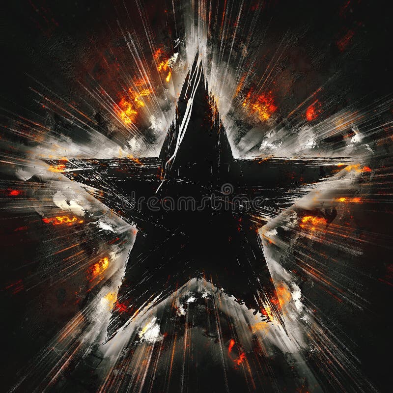 Estrela de explosão ilustração stock. Ilustração de fulgor - 68676208