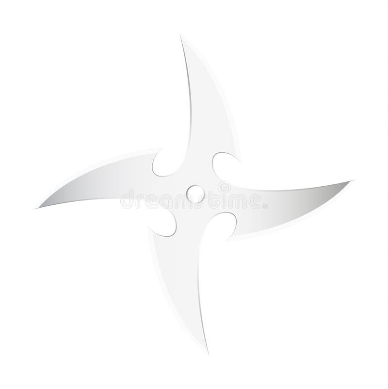 Estrela de Ninja ilustração stock. Ilustração de projeto - 14206649