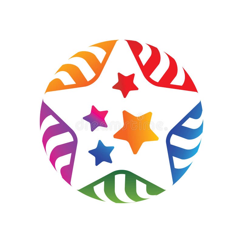 Estrela Logo Design Template Isolated Do Sucesso Ilustração do Vetor ...