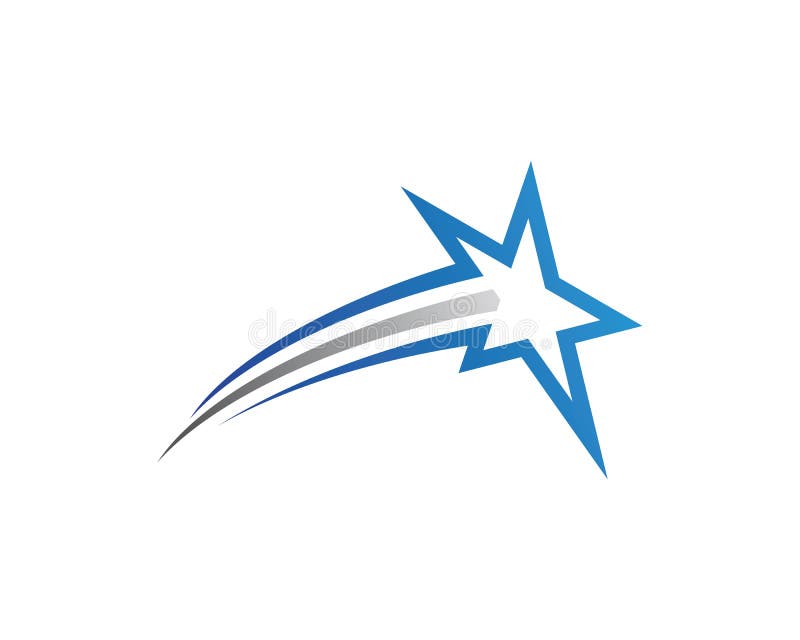 Estrela Logo Template ilustração do vetor. Ilustração de idéia - 107554175